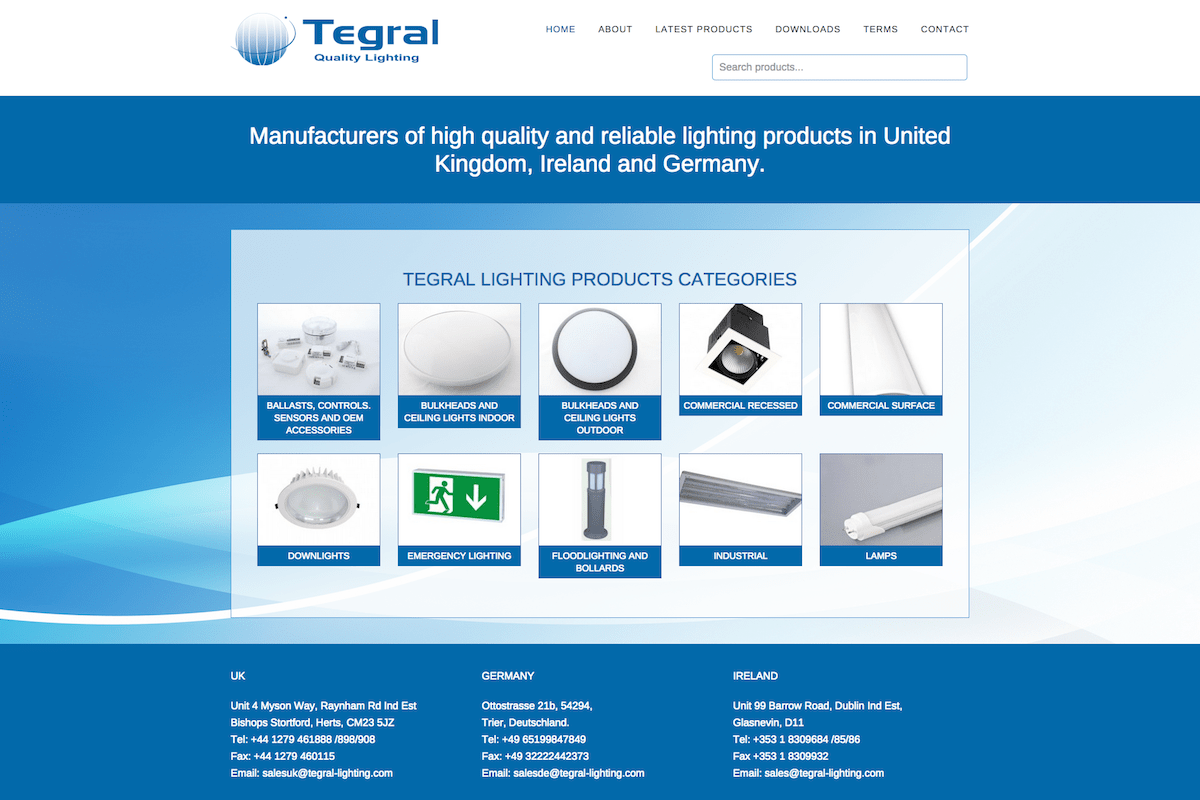 Tegral Lighting - Callia Web