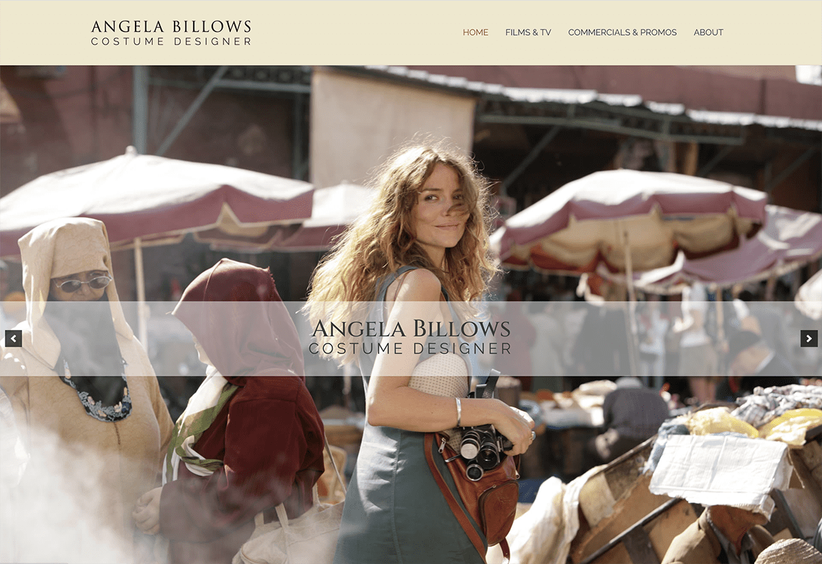 Angela Billows Costume Designer - Callia Web
